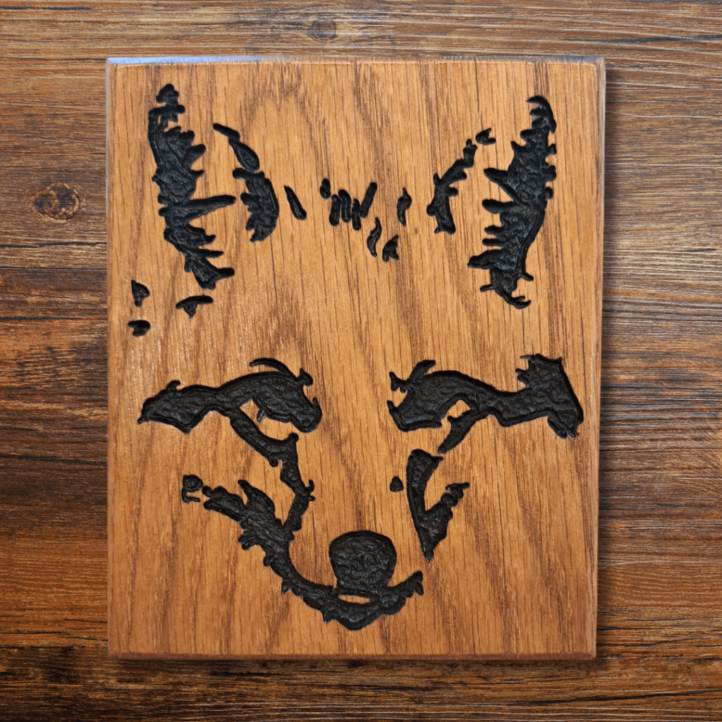 Fox Face (oak) – White Horse Woodcraft